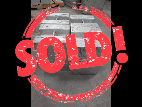 (4)Used HOWE 500 lb Block Test Weights – SCALE TRADER