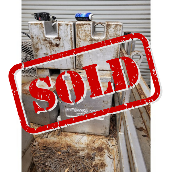 Used 1,000 lb Test Weights – Lot of 8 (Available Individually) – Alaba ...