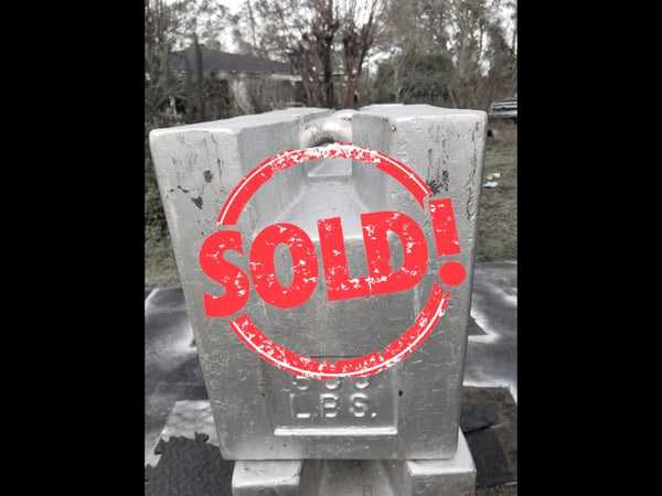 Used 500 lb Class F Block Test Weights - Florida – SCALE TRADER