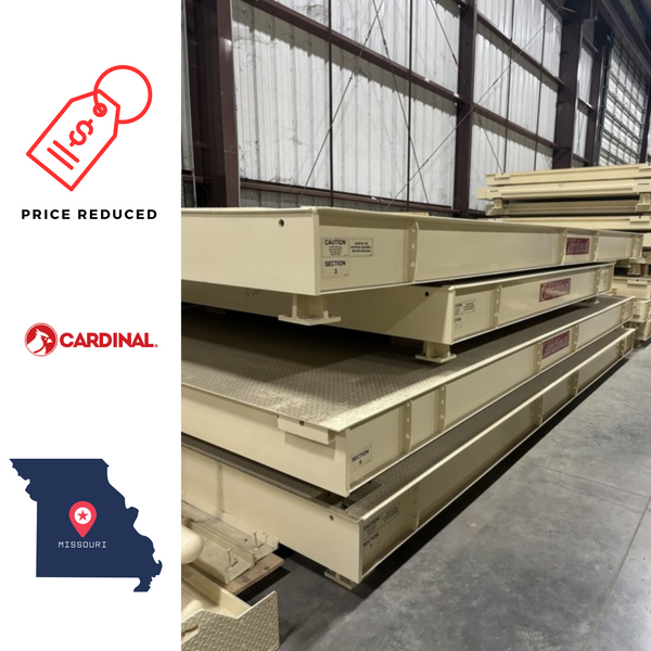 New Cardinal Armor Steel Deck Multi-Platform Truck Scale., 72' x 11 ...
