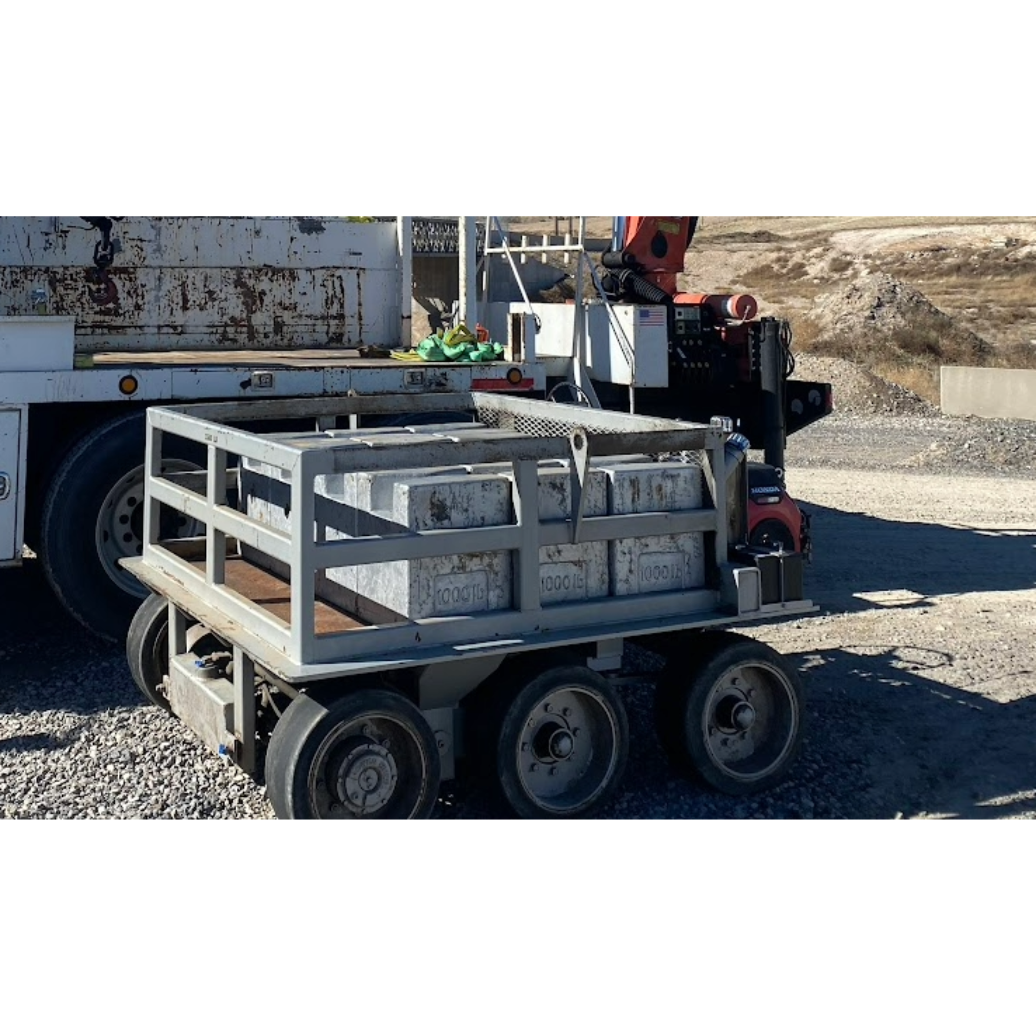 2026-Certified Used Kanawha 5,000 lb Test Cart with New Honda Engine